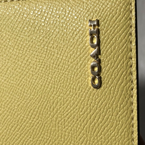 Coach | Bags | Coach Sunflower Yellow Passport Wallet | Poshmark
